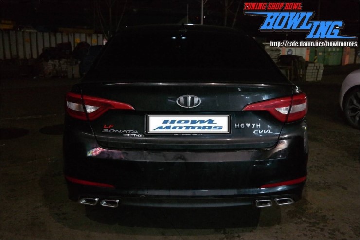 [시공사례] LF쏘나타 터보팁 적용 듀얼머플러 드레스업 + 퍼포먼스- CARVATAR O2O