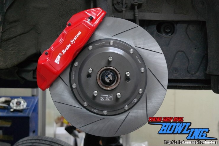 [시공사례] 맥스크루즈 만도4P 브레이크 + J5 경량디스크 조합- CARVATAR O2O