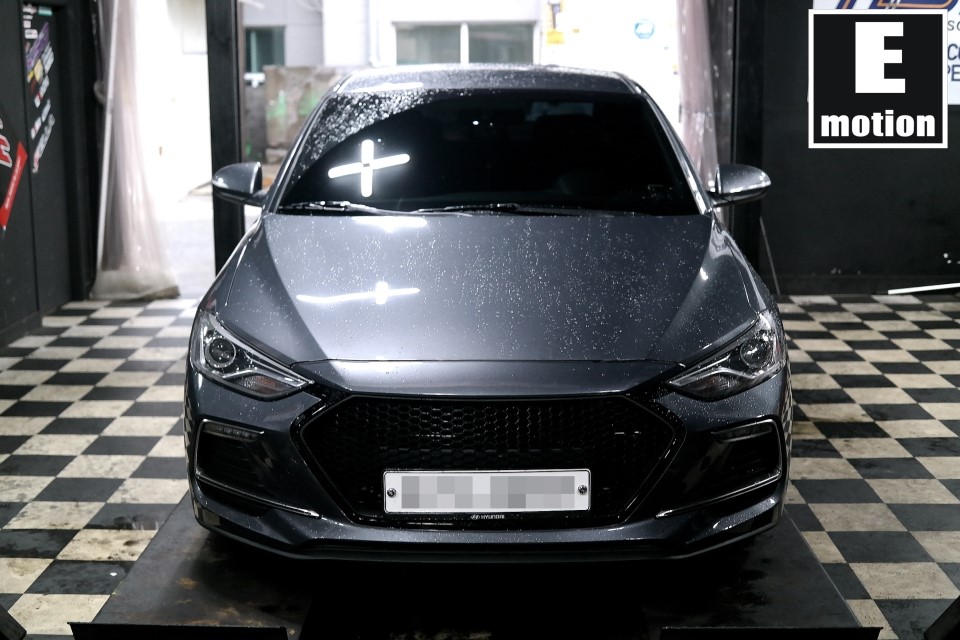 [시공사례] [ 아반테AD 스포츠 ] XG 2P브레이크+320mm리어확장킷 장착완료 - CARVATAR O2O